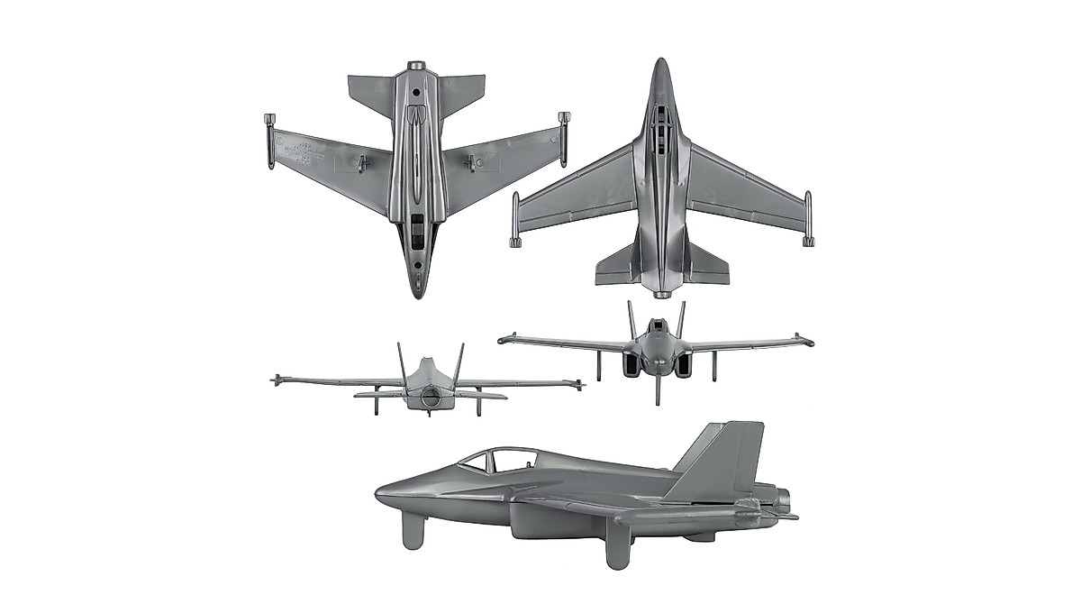TimMee Prop Plane & Fighter Jet Set - Army Men Air Support Toys