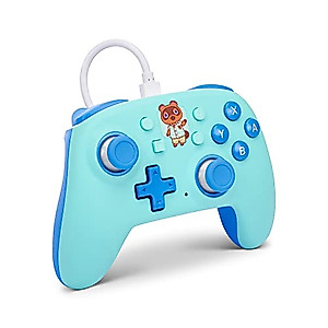 PowerA Nano Wired Controller for Nintendo Switch - Animal Crossing, Comfortable Ergonomics, Officially Licensed