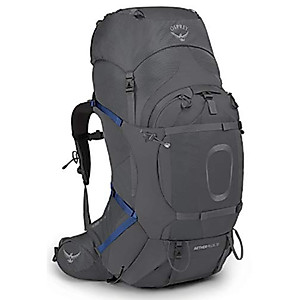 Osprey Aether Plus 70 Men's Backpacking Backpack Eclipse Grey, Large/X-Large
