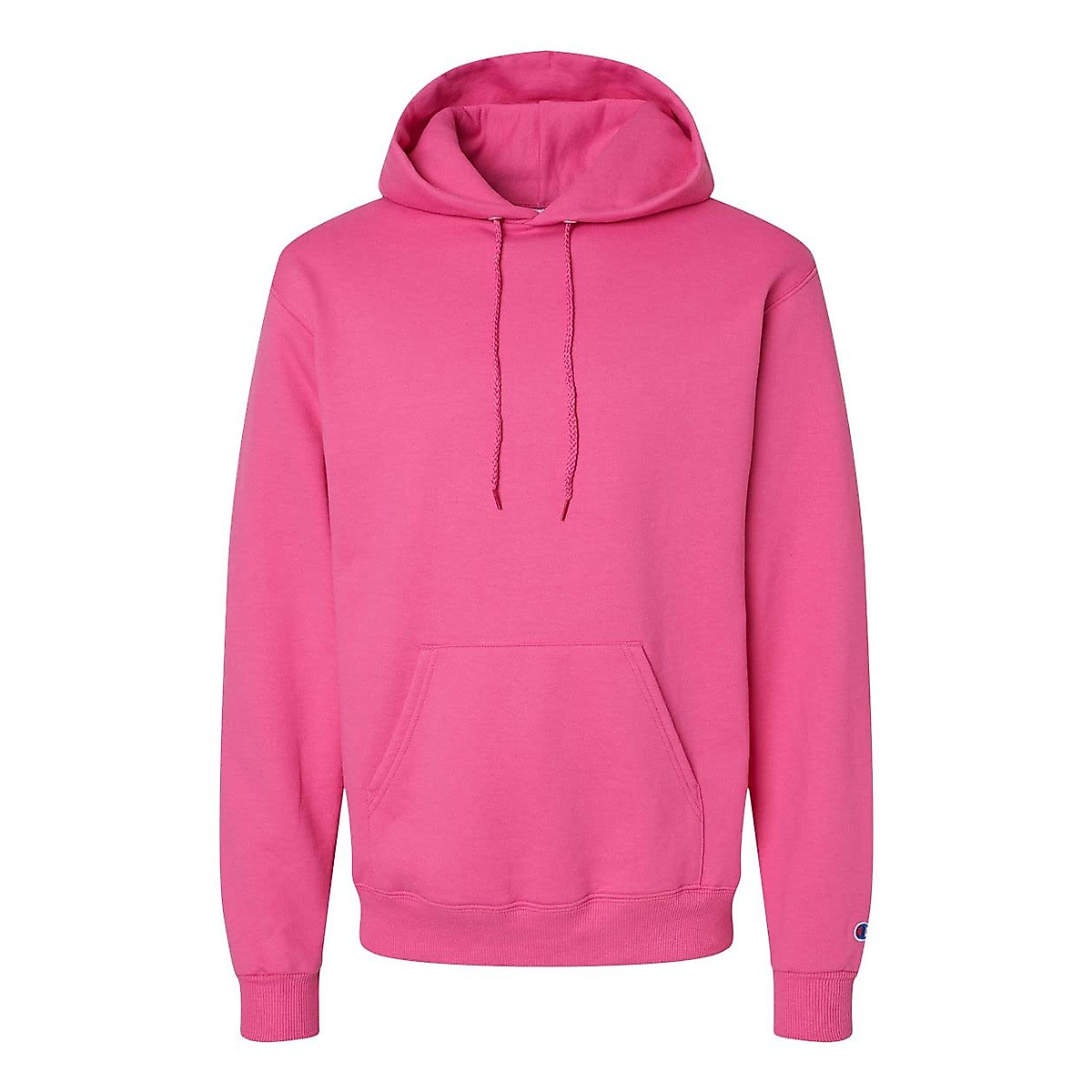 Champion Mens Powerblend Hooded Sweatshirt, L, Wow Pink