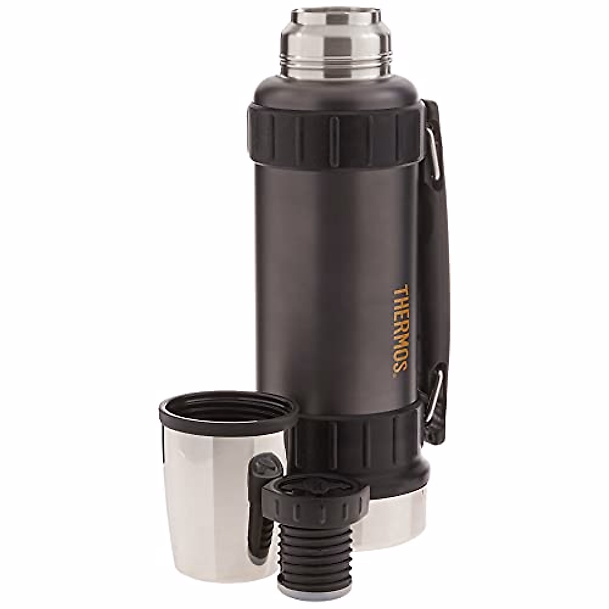 Thermos Lunch Lugger Cooler and Beverage Bottle Combination Set, Gray