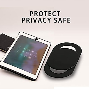 profectlen 3Pcs/Set Oval Shape Webcam Cover Shutter Magnet Slider Plastic Camera Cover for Web Laptop for PC Tablet