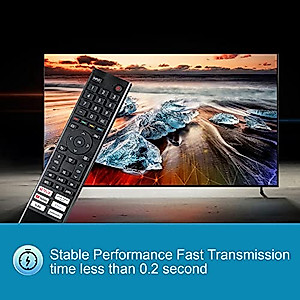Replacement Remote Control for Hisense 4K UHD Android Smart TV