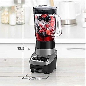 BLACK+DECKER BL1220SG, 6-Cup, Black/Silver