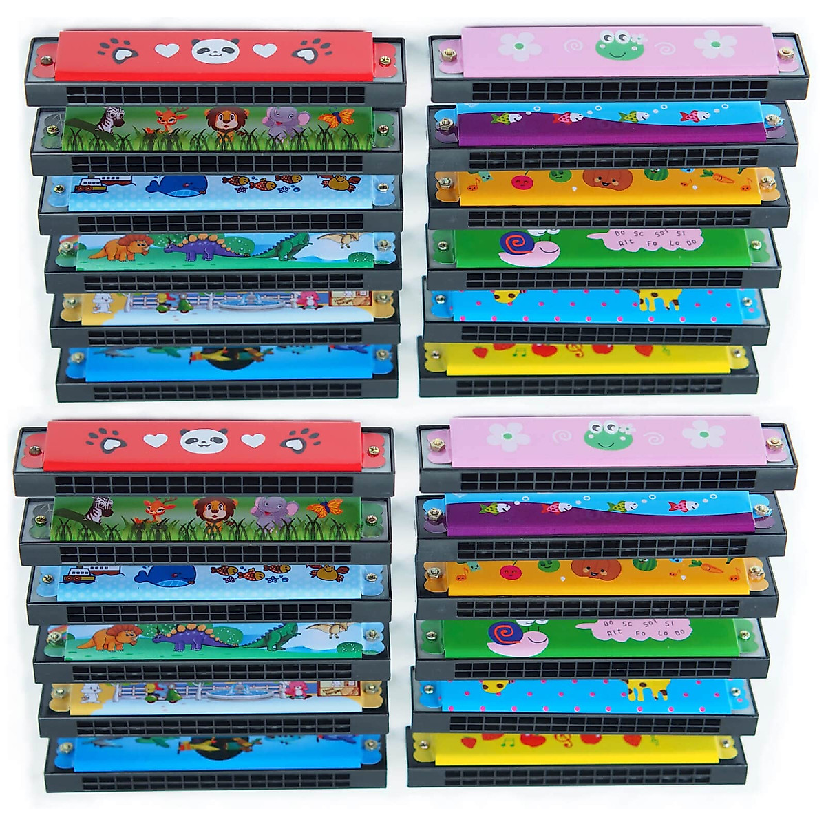 Harmonica for Kids Birthday Party Favor, 24Pcs Kids Harmonica Toy Gift, 16 Holes Toddler Harmonicas, Party Favors for Kids Goodie Bags
