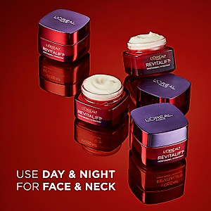 L'Oreal Paris Revitalift Triple Power Anti-Aging Face Moisturizer, Pro Retinol, Hyaluronic Acid & Vitamin C, Reduce Wrinkles, Fragrance Free 1.7 Oz