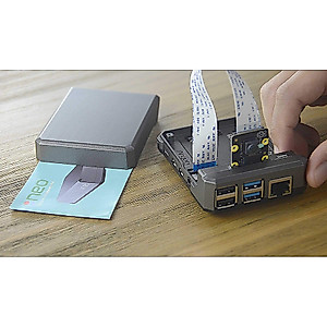 Argon NEO Case with Cooling Fan HAT for Raspberry Pi 4 | Supports Camera, and LCD Display | GPIO and PoE Pins are Accessible