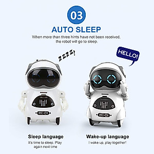 GoolRC 939A Pocket Robot Talking Interactive Dialogue Voice Recognition Record Singing Dancing Telling Story Mini Robot