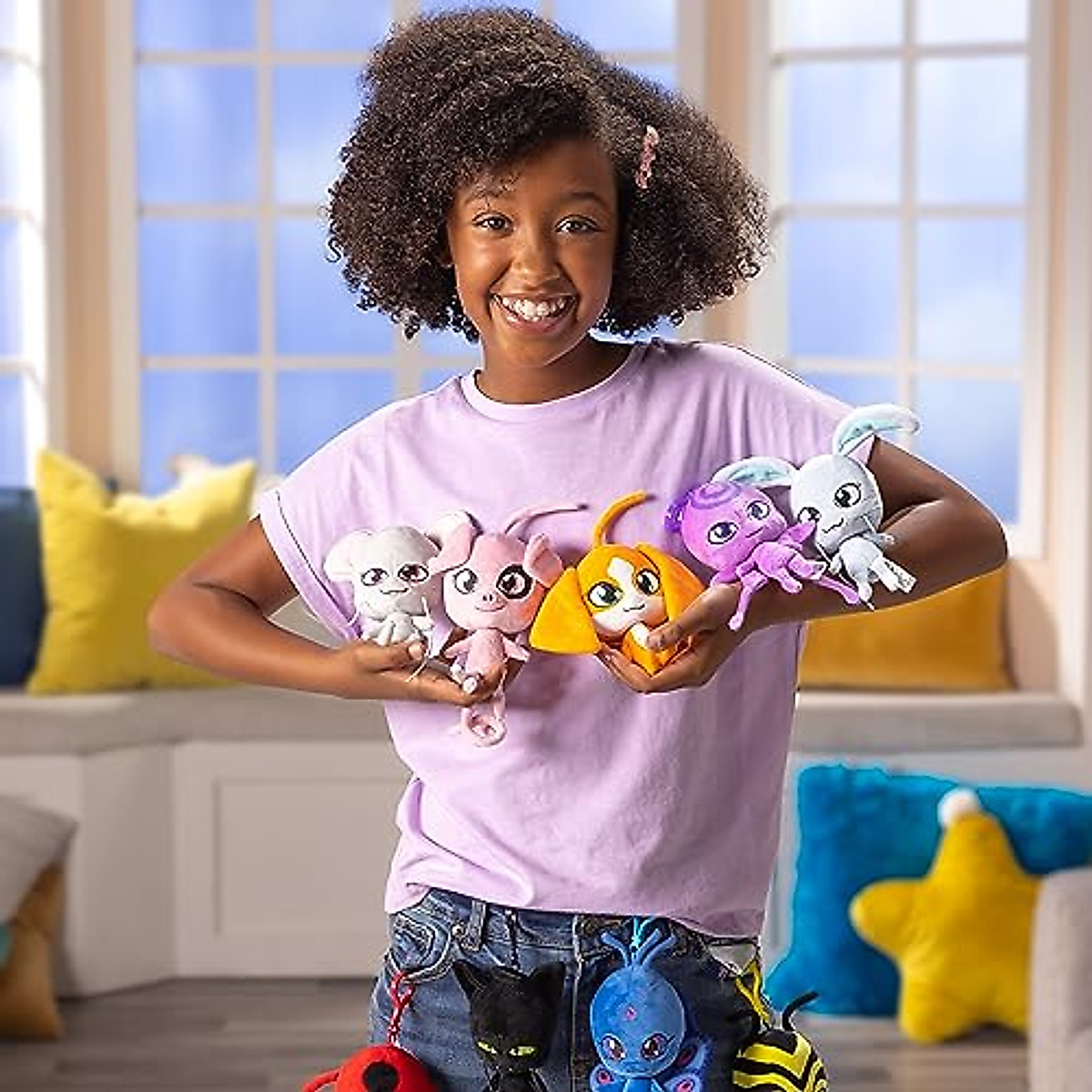 5-Inch Nooroo Butterfly Plush from Miraculous Ladybug