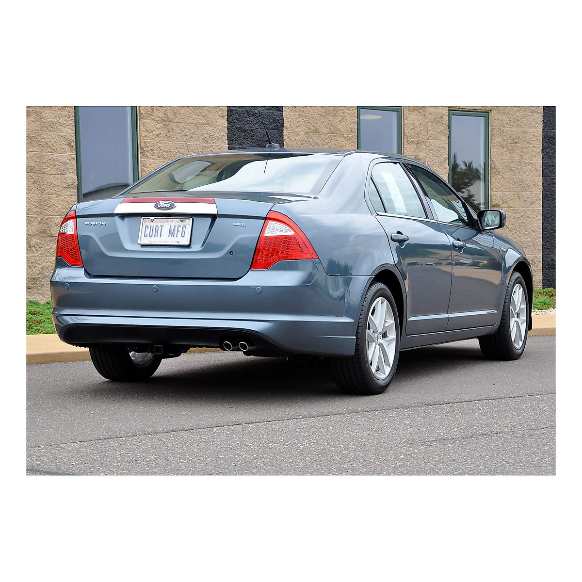 CURT 113903 Class 1 Trailer Hitch with Ball Mount, 1-1/4-In Receiver, Fits Select Ford Fusion, Lincoln MKZ, Mercury Milan