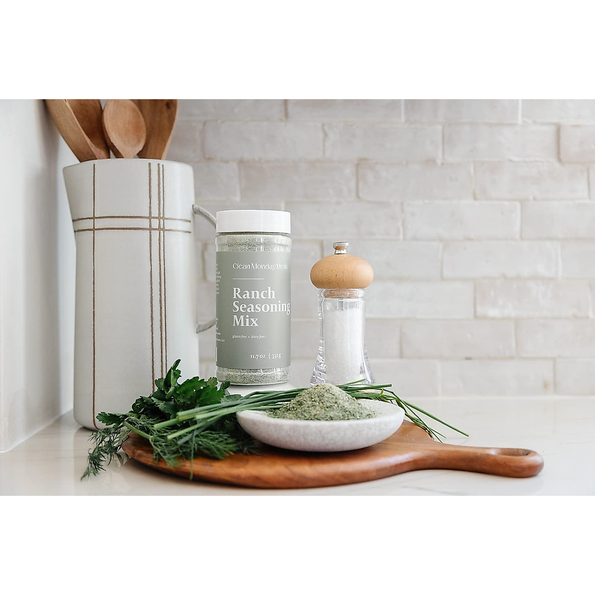 Clean Monday Meals | Ranch Seasoning Mix | Dairy Free & Gluten Free | 11.7oz