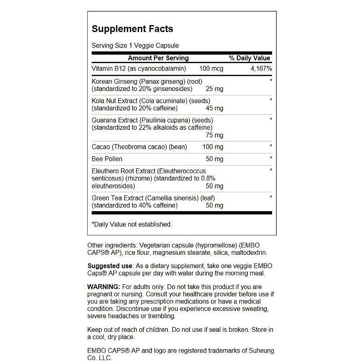 Swanson Energy Boost - Designed Release 60 Vg Embo Ap