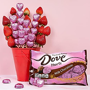 DOVE PROMISES Valentine Milk Chocolate Candy Hearts 8.87-Ounce Bag