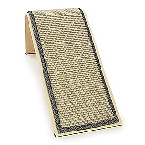 SmartyKat Sisal Angle Cat Scratch Ramp, Includes Catnip - Natural, One Size
