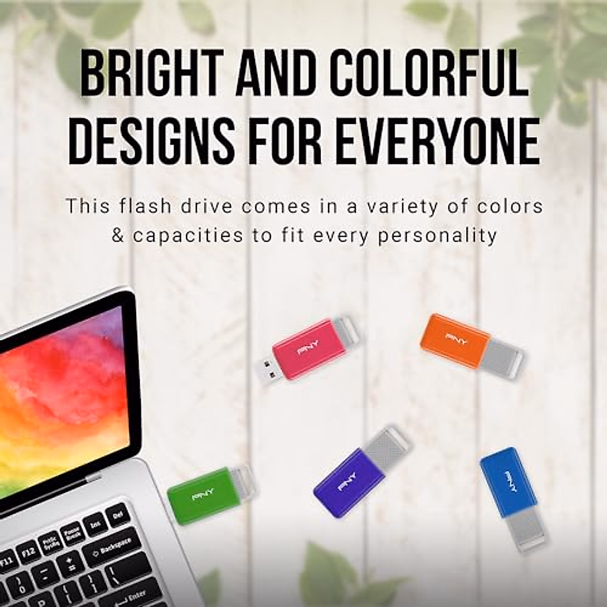 PNY 128GB USB 2.0 Flash Drive – Color May Vary