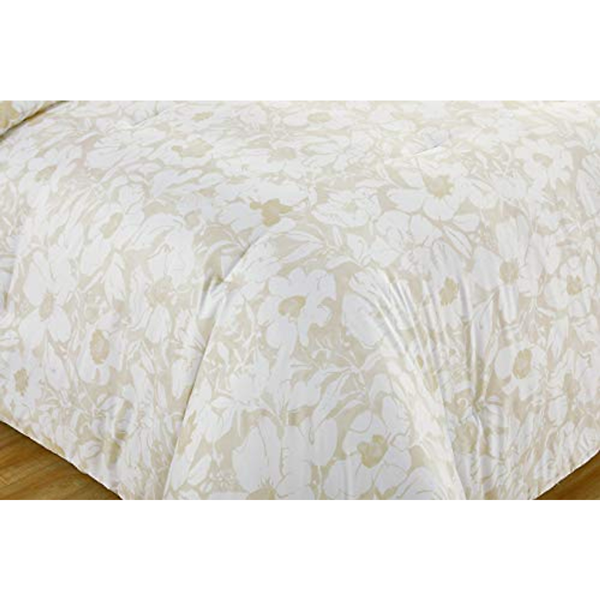 Tahari Home - Full Comforter Set, 3-Piece Bedding with Matching Shams, Stylish Room Decor (Rhianna Taupe, Full/Queen)