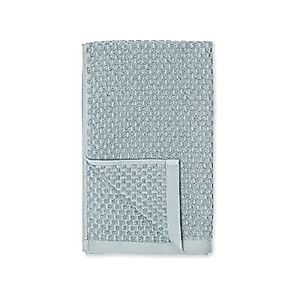 Amazon Basics Odor Resistant Textured Hand Towel, 16 x 26 Inches - 6-Pack, Teal