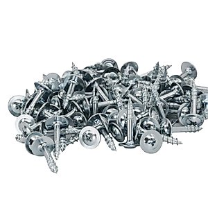 100 Pack of Rok Hardware #8 x 1" Coarse Deep Thread Truss Head Drawer Front Adjustment Phillips Screws