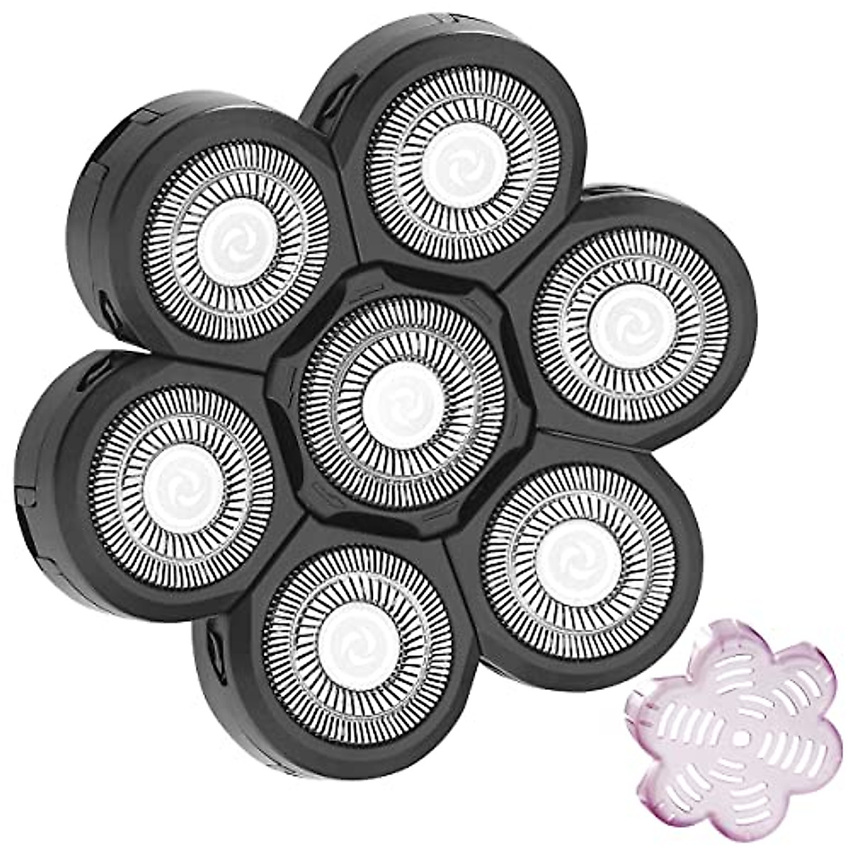 MAWAER Upgrade Version 7D Head Shaver Replacement Head Blades for Freedom G AidallsWel*** and Most Mainstream Brands Head Shaver Electric Shaver Razor Replacement Head