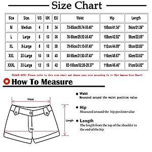 Men's Running Shorts 5 Inch Mens Elastic Waist Cargo Shorts Casual Drawstring Multi Pockets Cotton Linen Shorts Stylish Fashion Sport Shorts Linen Shorts for Women Loose Fit Khaki L