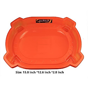 17Tek Stadium Battle Arena Training Ground for Beyblade Battling Games (Yellow 2)