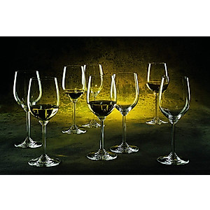 Riedel Wine Series Viognier/Chardonnay Glass, Set of 4 Bundle with Wine Pourer and Stopper (3 Items)