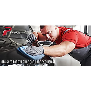 Platinum Series Microfiber Car Wash Scrubber Pad, Scratch-Free Extra Absorbent Hand Washing Automotive Cleaning Scrub Cloth, Auto Detailing Towel, 2pk (11.5″ X 12″)