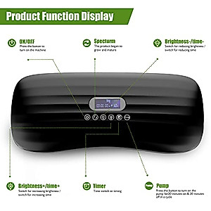 Hydroponics Growing System with 12 Pods,Large Herb Garden Kit Indoor with Grow Lights,Indoor Herb Garden with Quiet Water Pump,Automatic Timer,Height Adjustable Up to 20",Indoor Garden Gift Home Decor