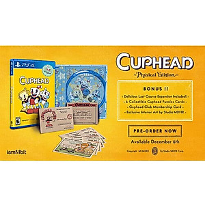 Cuphead for PlayStation 4 [New Video Game] PS 4