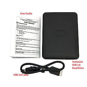 Avolusion 2TB USB 3.0 External Gaming Hard Drive (for PS4, Pre-Formatted) (HD250U3-X1-2TB) - 2 Year Warranty