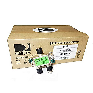 Directv SWM Approved 2-Way Wide Band Splitter (2-Pack)