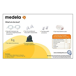 Medela Pump in Style Advanced Double Pumping Kit with Authentic Medela Spare Parts, Includes Breast Shields, Connectors, and Accessory Bag, Made Without BPA