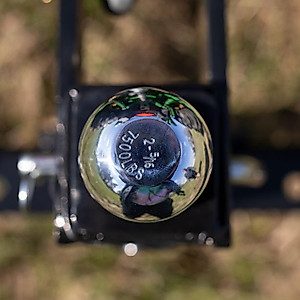 Titan Attachments Gooseneck Ball Hitch 2 5/16" Fits 3 Point Transformer Tractor Hitch, 2-3/8" Hitch Size, 7,500 LB Towing Capacity, Ideal for Moving Gooseneck Trailers or Ball Hitch Wagons