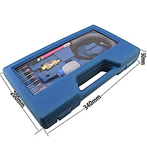 1/8" Pneumatic Micro Air Pencil Die Grinder Polishing Engraver Tool Kit
