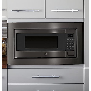 GE PEM31DFWW Profile 1.1 Cu. Ft. White Countertop Microwave