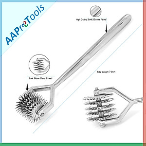 AAPROTOOLS Diagnostic NEUROLOGICAL Instruments WARTENBERG Sensory Pinwheel PIN Wheel 5 Head