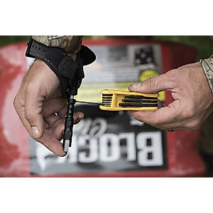 Tru-Fire Smoke Adjustable Archery Compound Bow Release with Foldback Design - Black Wrist Strap