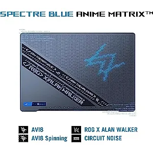 ASUS ROG Zephyrus G14 Alan Walker Special Edition Gaming Laptop 14" WQHD 120Hz IPS AMD 8-Core Ryzen 9 5900HS (Beat i7-10370H) 16GB RAM 2TB SSD GeForce RTX 3050 Ti 4GB Backlit USB-C Win10 + HDMI Cable