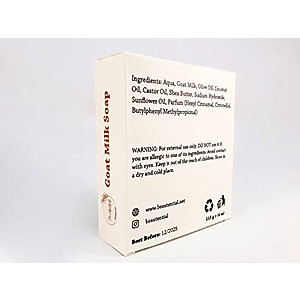 Beautential Cold Processed Handmade Soap Bar with a Luxurious Blend of All Natural Ingredients (Goat Milk)