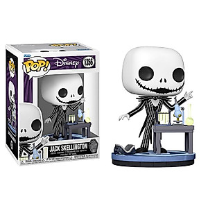 POP Disney: The Nightmare Before Christmas 30th Anniversary - Jack Skellington Lab Funko Vinyl Figure (Bundled with Compatible Box Protector Case) Multicolored 3.75 inches