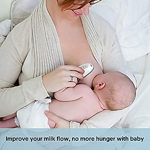 Bellababy Heat+ Vibration Lactation Massager (2 Packs),Relieve Ducts Clog,Mastitis,Engorgement and Pain,Increase Milk Flow,6 Modes of Vibration,3 Levles of Heat.