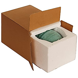 ABHANDICRAFTS Utensil Holder for Kitchen Counter 7.5" Inch Multi-Purpose Ceramic Organizer for Kitchen Decor, Paint Brush, Flower Vase, Cooking Tool Utensils Caddy for Countertop Aqua