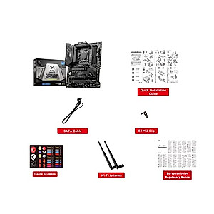 MSI MAG B760 Tomahawk WiFi DDR4 Gaming Motherboard (Supports 12th/13th/14th Gen Intel Processors, LGA 1700, DDR4, PCIe 5.0, M.2, 2.5Gbps LAN, USB 3.2 Gen2, HDMI/DP, Wi-Fi 6E, Bluetooth 5.3, ATX)
