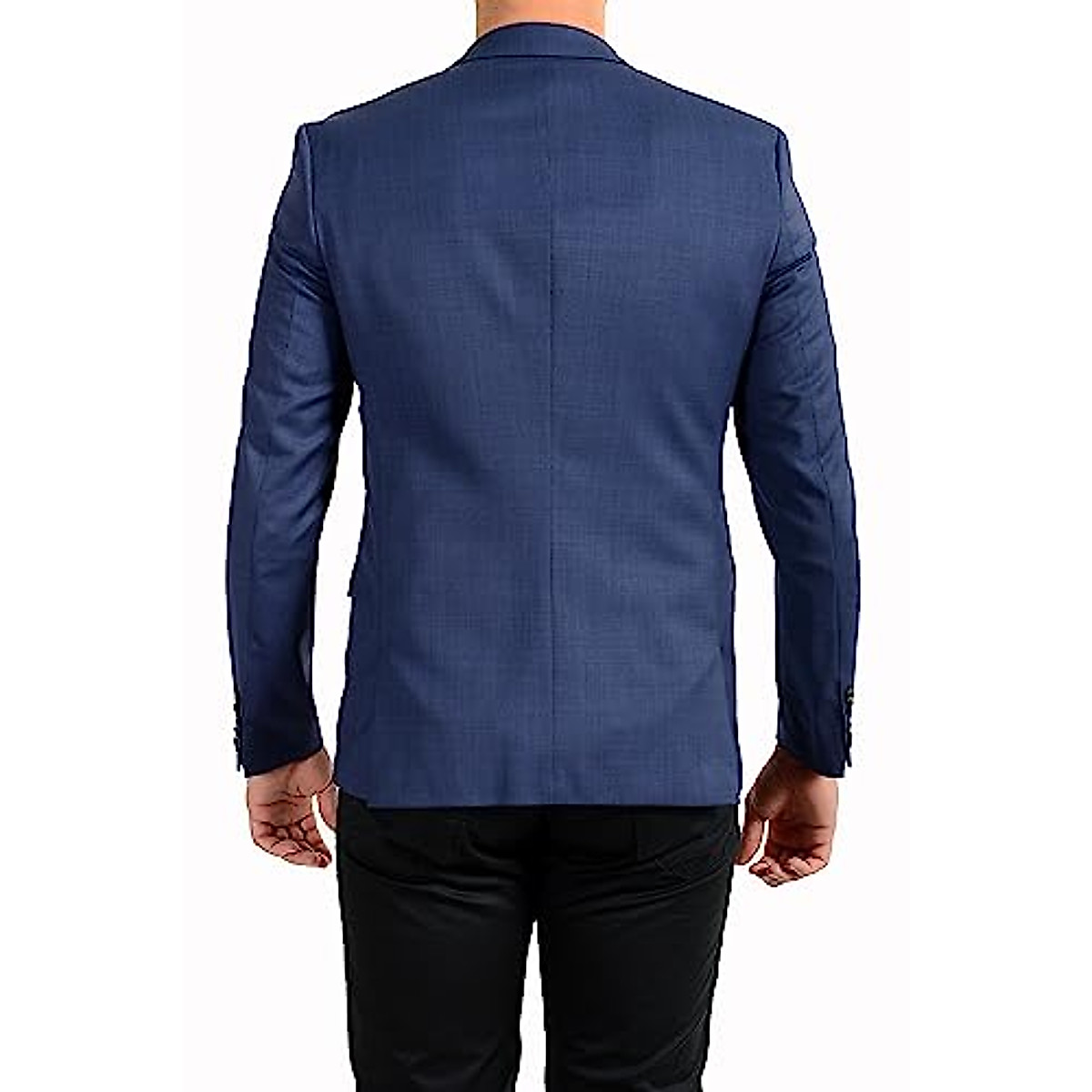 Hugo Boss Men's Astian184 Blue Extra Slim Fit 100% Wool Blazer US 40L IT 50L