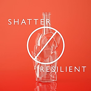 Teardrop 8oz Rainbow Acrylic Wine Glasses | Set of 6 | 8oz Stemware | Shatter Resilient | Safe for outdoor entertaining | Great for everyday use | Perfect for Cocktails