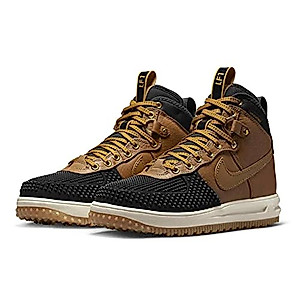 Nike Men's Lunar Force 1 Duckboot Ale Brown/Ale Brown-Black (805899 202) - 9.5