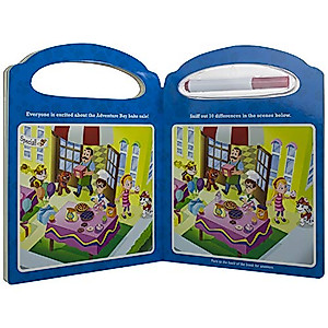 Nickelodeon - Paw Patrol - Write-and-Erase Look and Find Wipe Clean Board Book - PI Kids