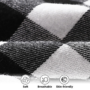 YOUNGER TREE Toddler Kids Girls Clothes Christmas Dress Ruffle Red Plaid Black Mesh Skirt Outfits Overall Fall Winter (3-4T, Black White Plaid mesh Dress)