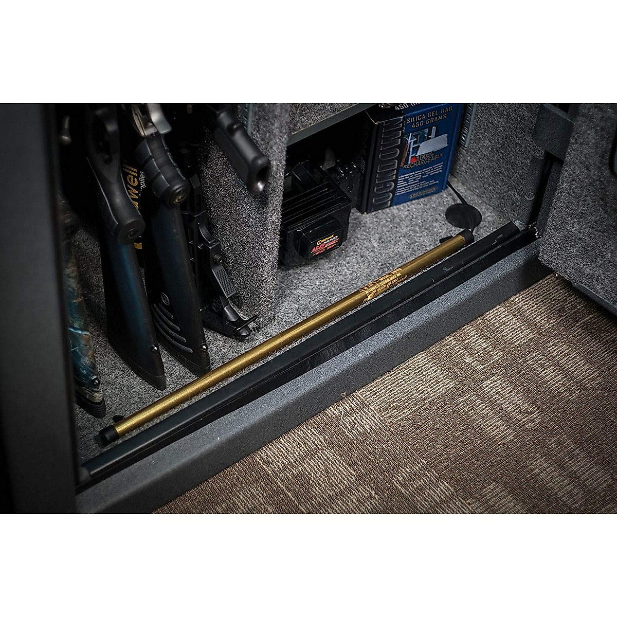 Lockdown Golden Rod 18" Dehumidifier Rod with Low Profile Design and Easy Installation for Gun Vault Humidity Control and Rust Prevention, Made in USA