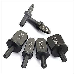 6Pcs/Set Electric Drill Pipe Expander Air Conditioning Forging Tool Repair Kit